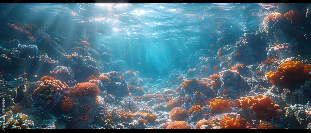 64k, 8k widescreen, wallpaper, amazing scene, Underwater Diver Explores ...