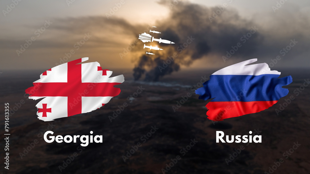 Georgia and Russia represent political, military, and economic ...