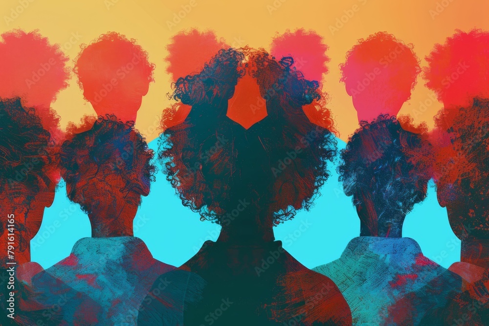 PRIDE art, LGBTQ, AI-generated illustration. Beautiful simple AI ...