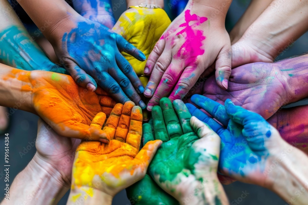 Vibrant pop art-style photo that serves as a creative symbol of the ...