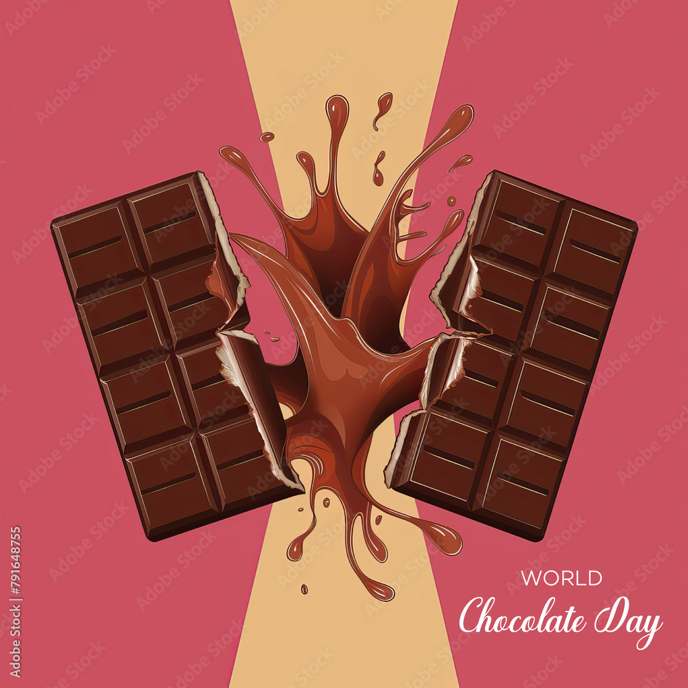 World chocolate day, illustration, chocolate day, World chocolate day ...
