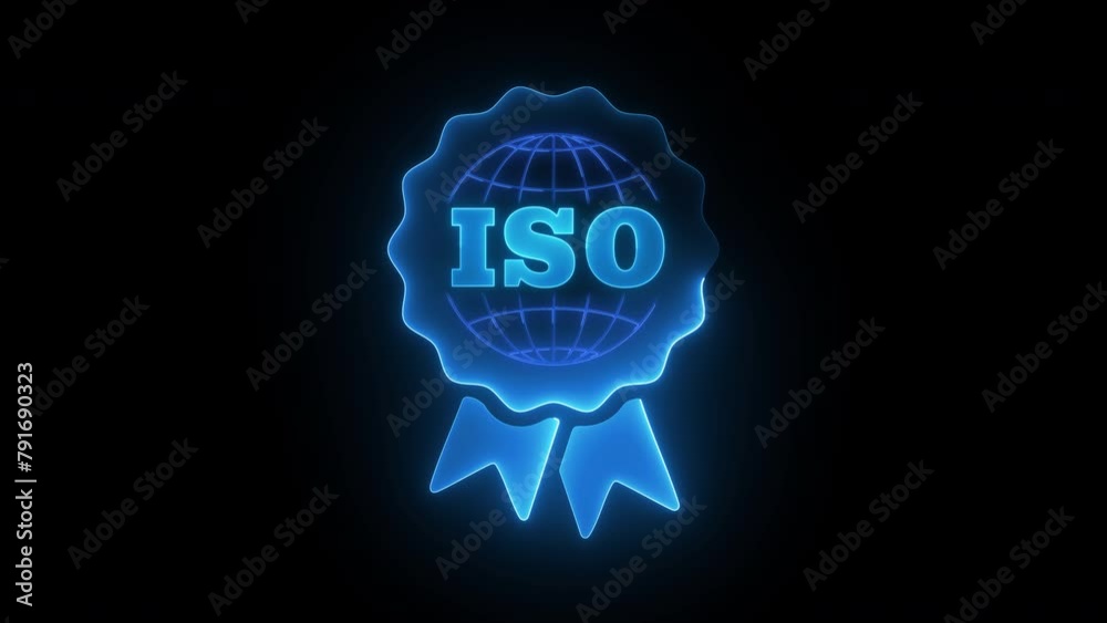 ISO icon. International Organization for Standardization sign and ...