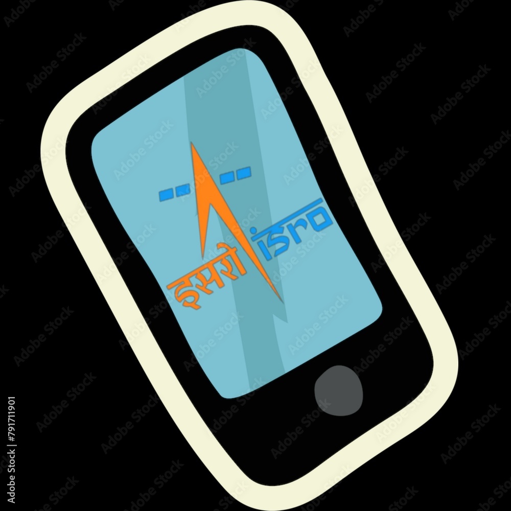 Delhi, India - August, 07, 2023: ISRO (Indian Space Research ...