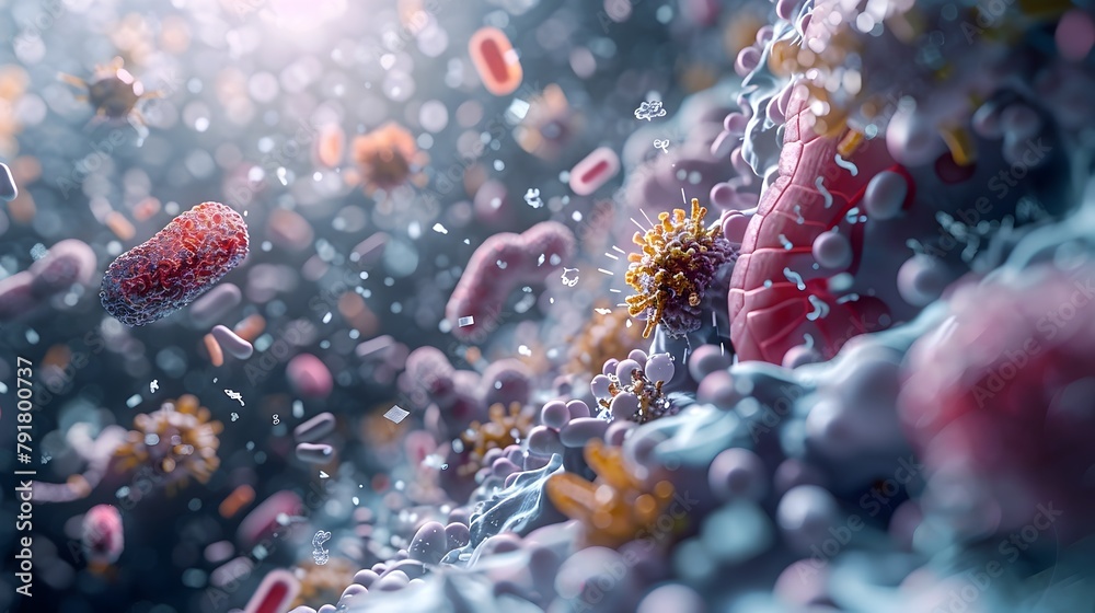 Microscopic of Microplastic Highlighting Health Risks of Plastic ...