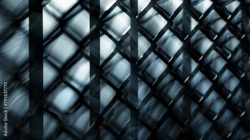 Overlay background of rabitz net shadow, modern realistic illustration ...