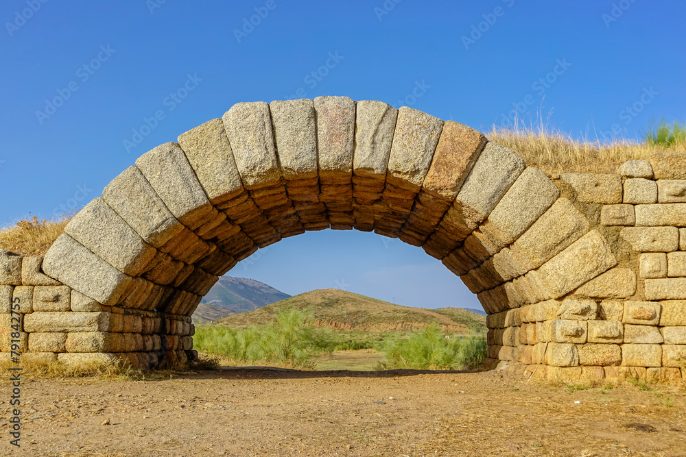 The Alconétar bridge was a Roman bridge over the Tagus River, it is one ...