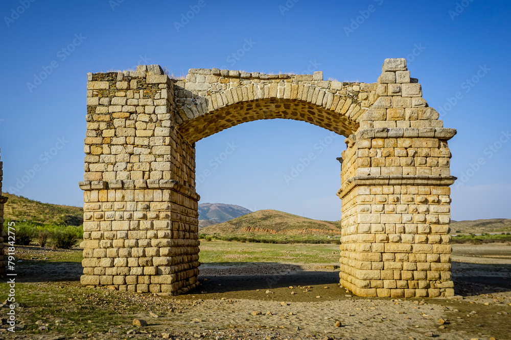 The Alconétar bridge was a Roman bridge over the Tagus River, it is one ...