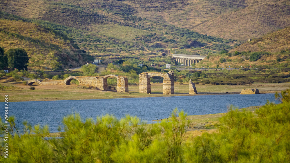 The Alconétar bridge was a Roman bridge over the Tagus River, it is one ...