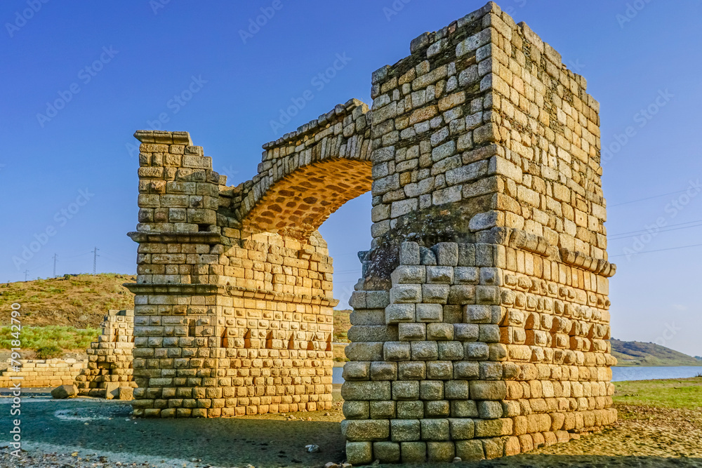 The Alconétar bridge was a Roman bridge over the Tagus River, it is one ...
