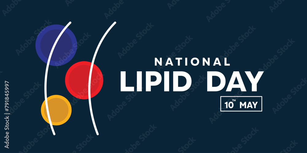 Lipid Day. Great for cards, banners, posters, social media and more ...