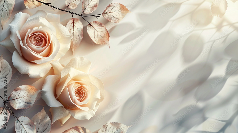 simple dusty rose background with light and shadow, with some realistic ...