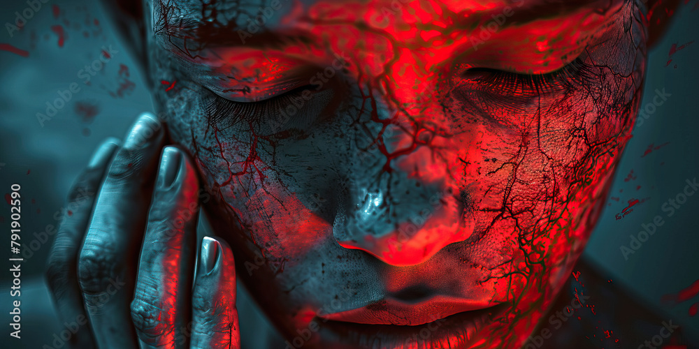 Anemia: The Fatigue and Pale Skin - Visualize a person with highlighted ...