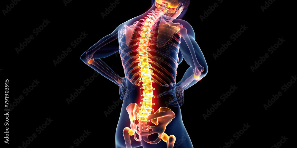 Herniated Disc: The Back Pain and Nerve Pain - Visualize a person with ...