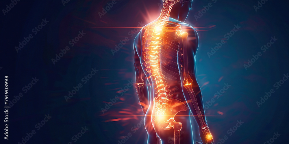 Herniated Disc: The Back Pain and Nerve Pain - Visualize a person with ...
