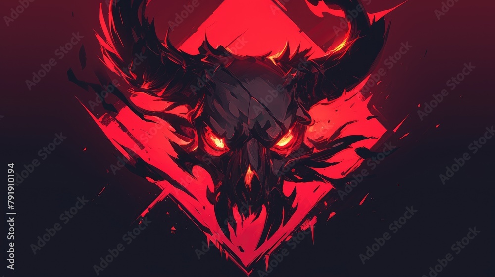 Designing a spooky mascot logo for an esports team that gives off ...