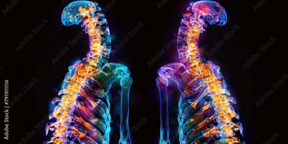 Scoliosis: The Spinal Curvature and Back Pain - Visualize a person with ...