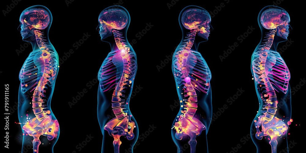 Scoliosis: The Spinal Curvature and Back Pain - Visualize a person with ...