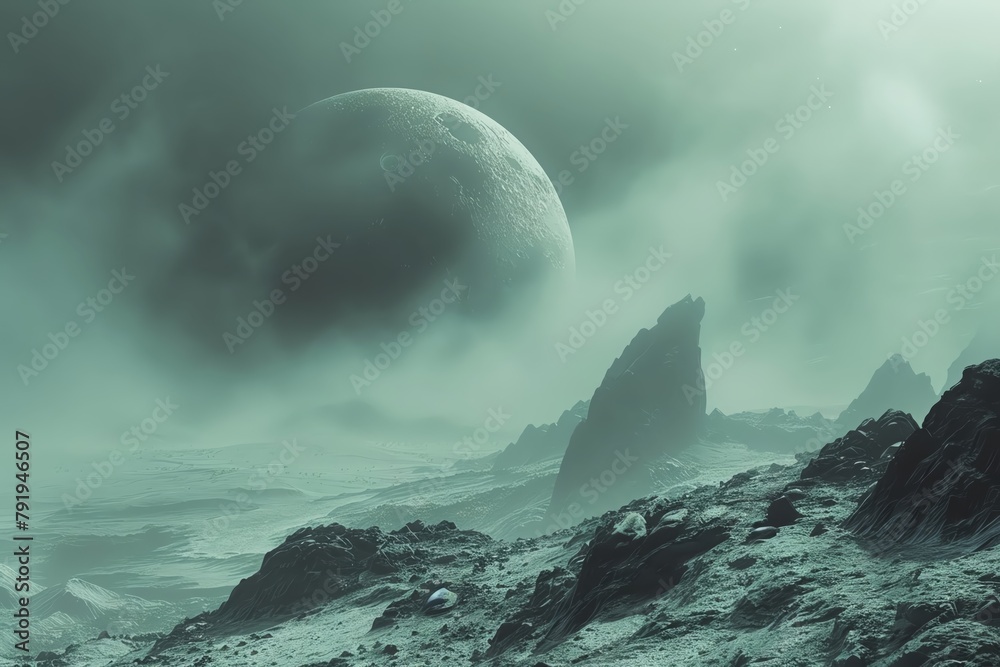 Merge dystopian visions with a twist of astrophotography, using ...