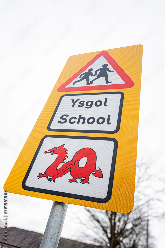 Road signs indicating the new 20 MPH speed limit in residential area's ...