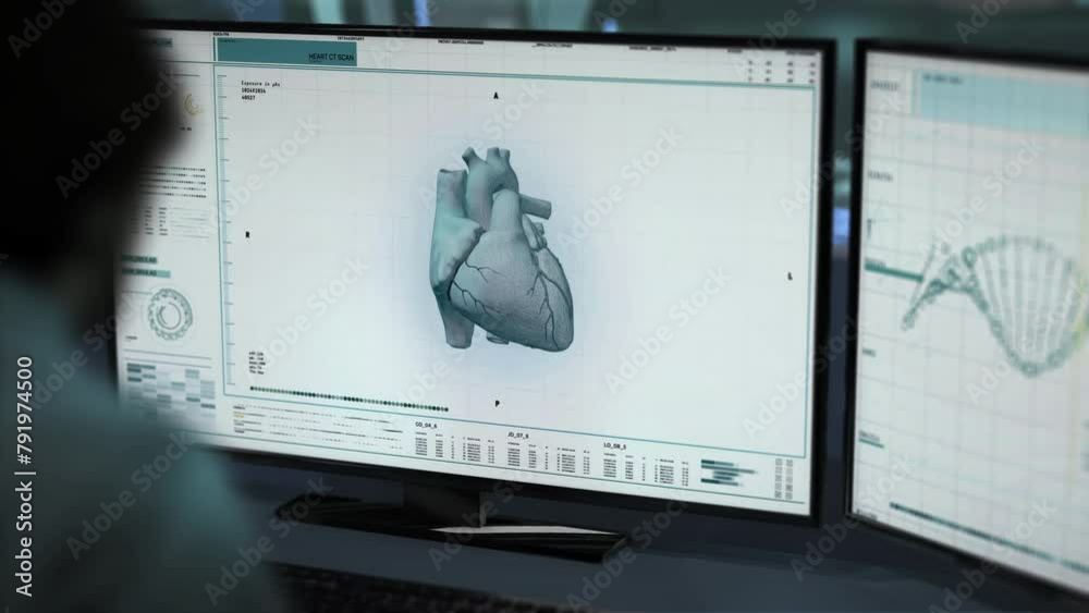 Health Examination Software At Hospital Diagnosing Cardiac Ischemia ...