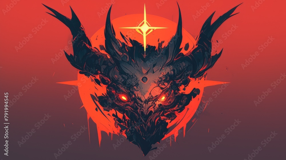 Infuse your design with a wicked touch using the sinister daemon icon ...