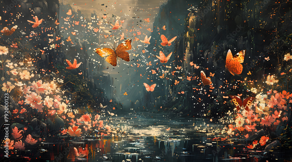 Technological Metamorphosis: Oil Painting Depicts Pixelation Process of ...