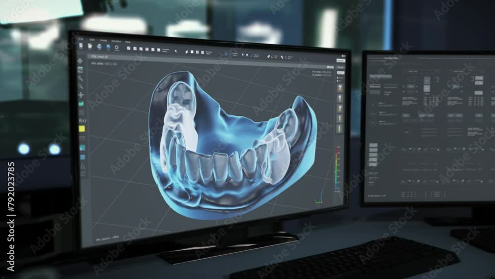 Futuristic desktop dental software creates artificial 3D teeth ...