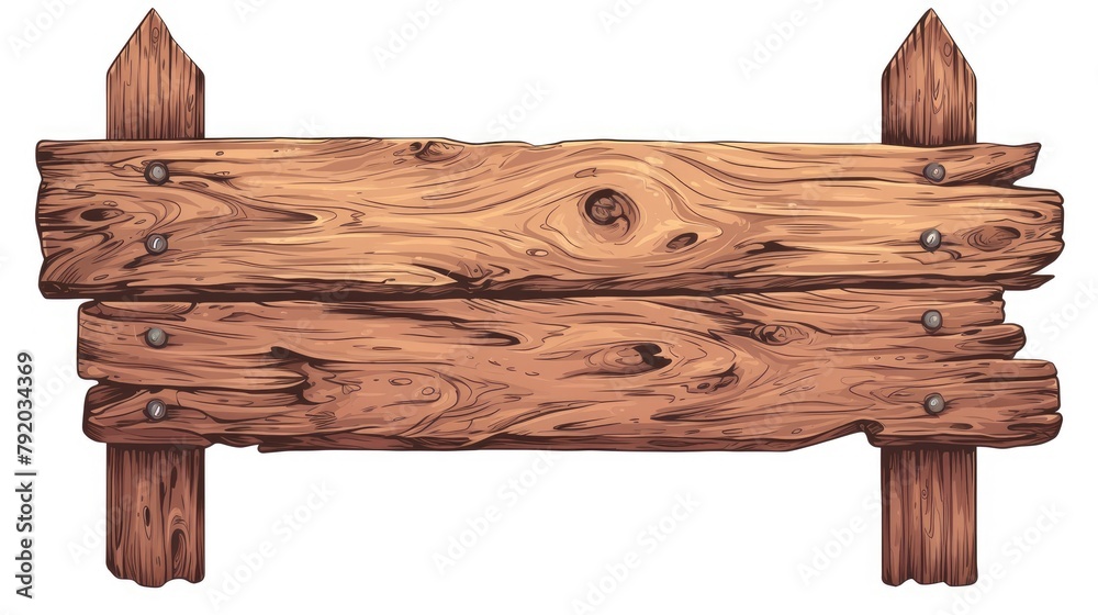 A rustic dark wood sign board crafted in a sleek rectangular shape with ...