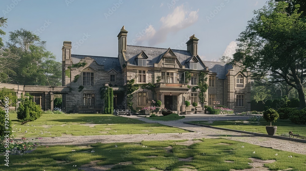 A historic manor house steeped in centuries of tradition and heritage ...