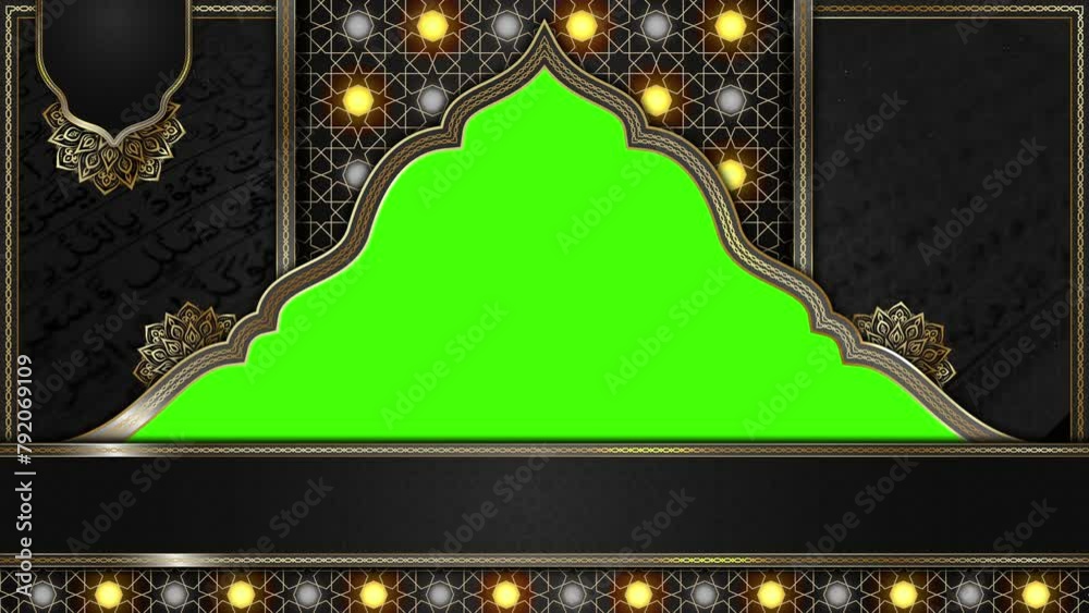 Video Stock luxury arabic islamic Background , muslim design for Holy ...