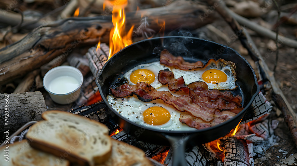 a delightful outdoor breakfast cooked over a campfire. Here are the ...