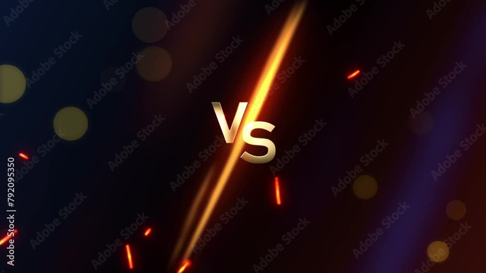 Animation Versus For Race, Game Play, Versus - vs collision of metal ...