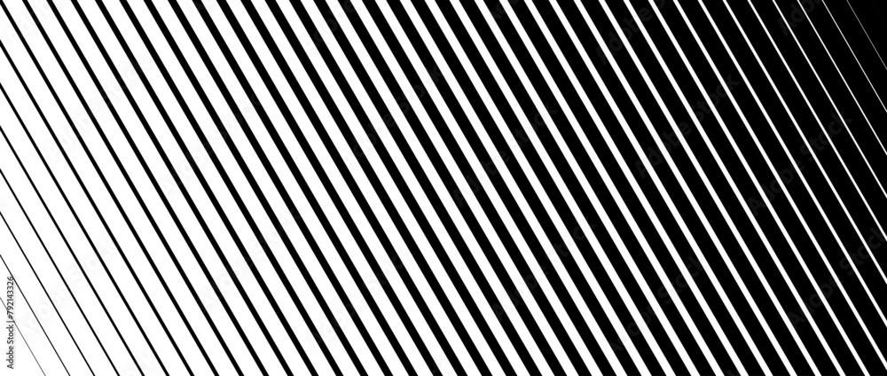 Oblique line halftone gradation texture. Fading diagonal stripe ...