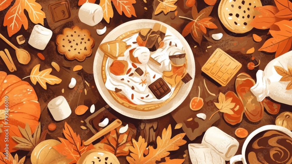 Engage in a retro inspired autumn shadow matching game reminiscent of ...