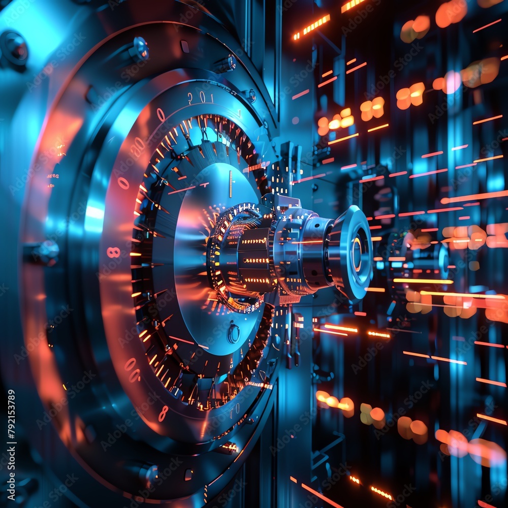 Visual abstract of a ransomware attack locking away a computer's ...
