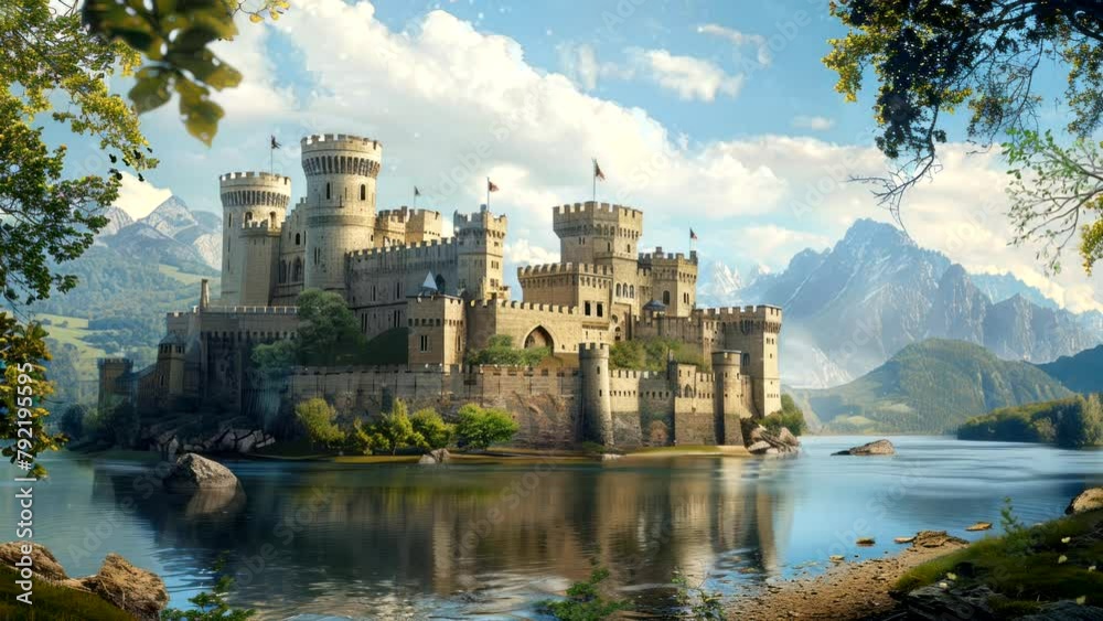 Riverside Majesty: Enchanting Views of a Medieval Castle in All Its ...