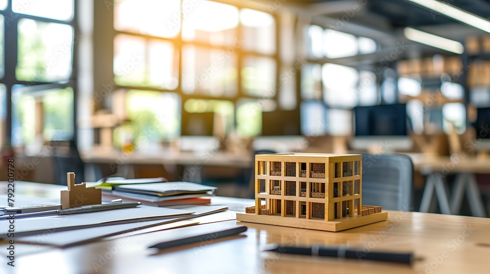 Modern Architectural Model of a Multifamily Residential Apartment ...