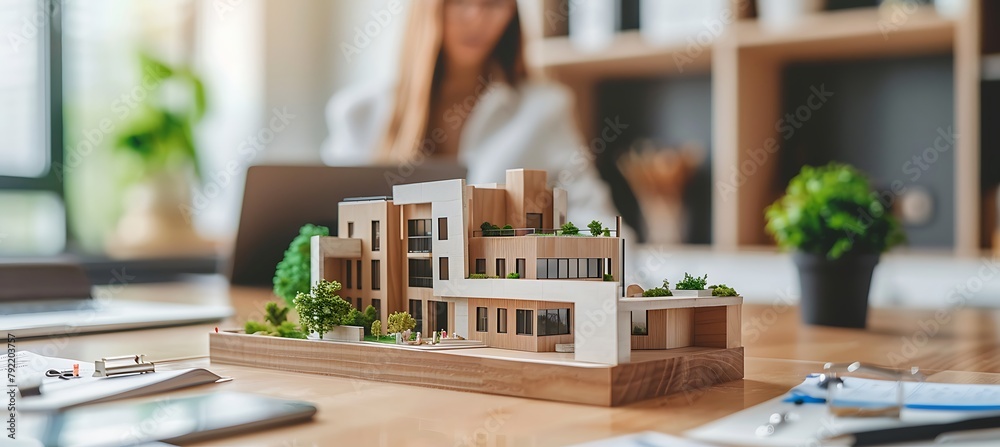 Modern Urban Living: Spectacular Apartment Building Model in Vibrant ...