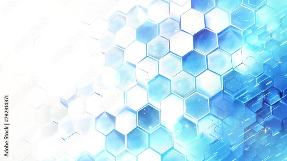 abstract hexagon white background blue light and white. seamless ... abstract hexagon white background blue light and white. seamless ...