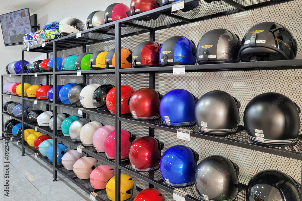 PENANG, MALAYSIA - 20 APR 2024: Various brands and choices of ...