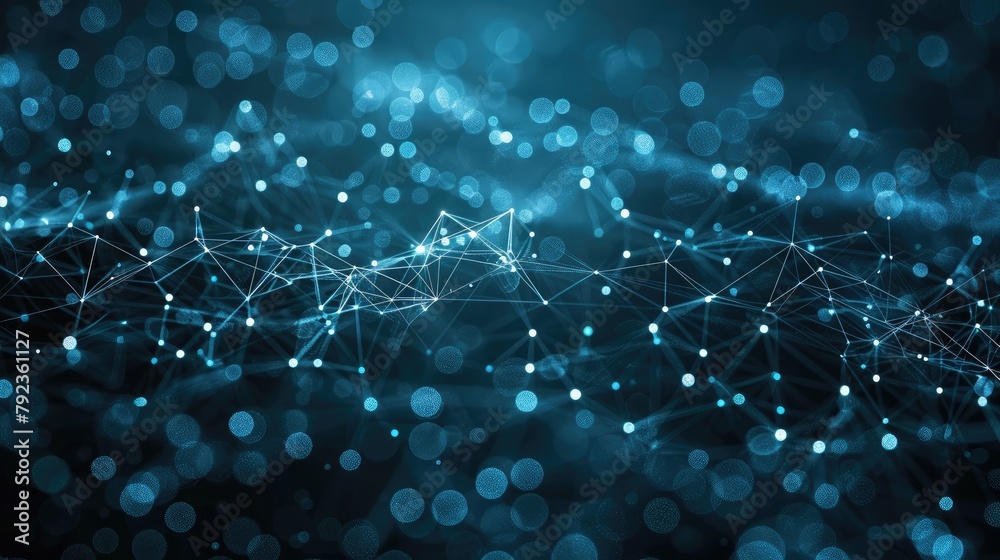 The intricate web of connections encircling the Earth symbolizes the ...