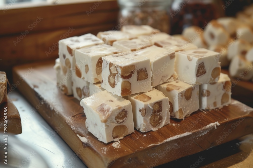 Schichtnougat like Ildefonso is well known Viennese nougat made of ...
