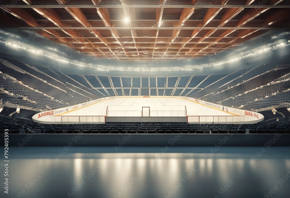design arena view my illustration indoor spotlights stadium 3D ...