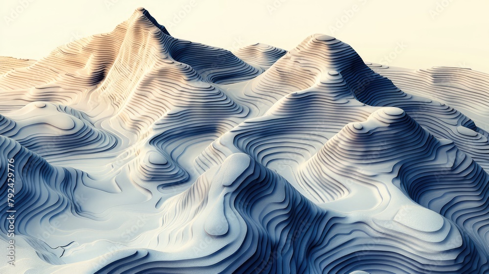 terrain map contours trails image grid geographic relief topographic ...