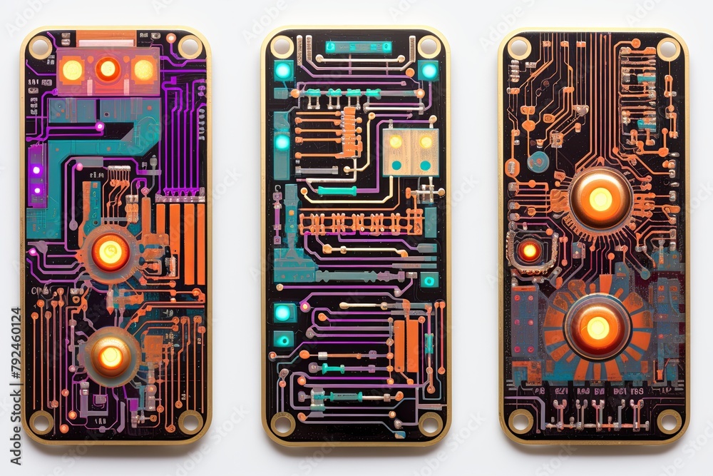 Electric Hacker Circuit Board Layouts and Convention Badge Designs ...