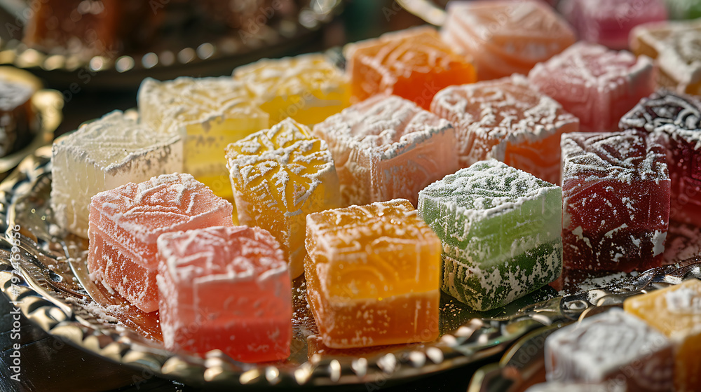 Turkish delight rahat lokum sweets locum asian ramazan ramadan candy ...