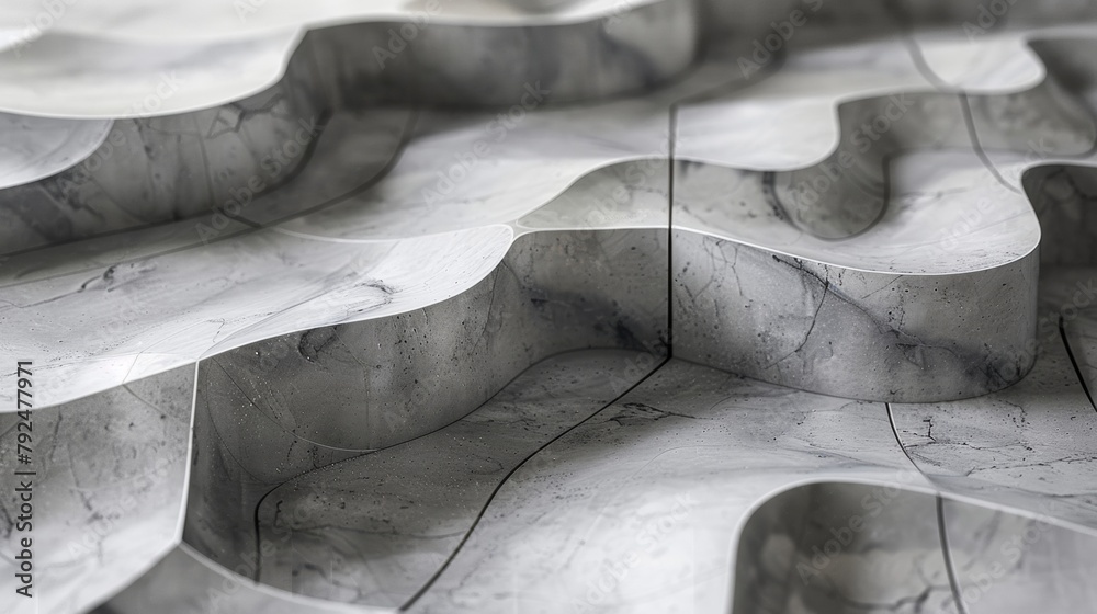 Closeup of a floor tile in Transformable Spaces displaying its ability ...