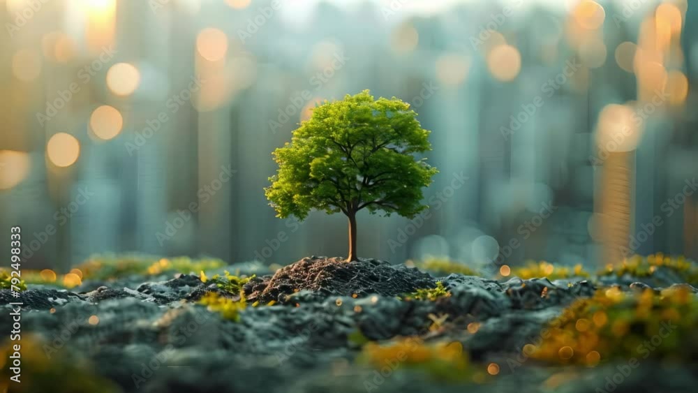 Sustainability Symphony: The Art of Green Urban Design. Concept Green ...