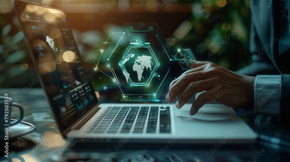 LCA, Life cycle assessment concept. Carbon footprint evaluation and ...
