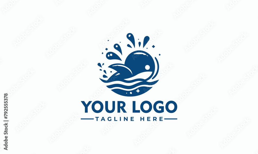 Swimming logo designs vector Creative Swimmer logo Vector character ...